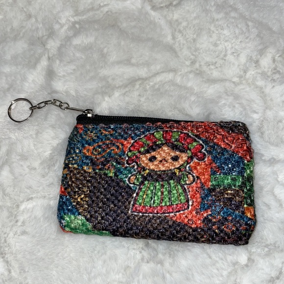 Bags | Authentic Mexican Coin Purse With A Mueca De Trapo | Poshmark